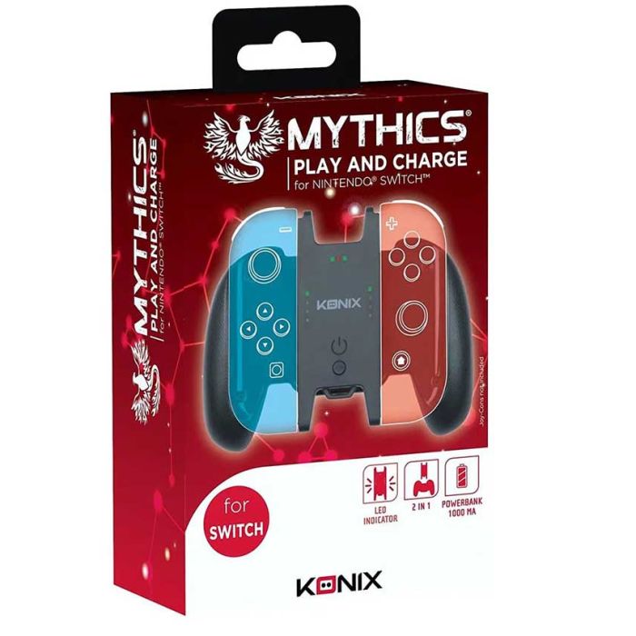 Držač i punjač za Joy-Con Konix - Mythics - Play and Charge Kit