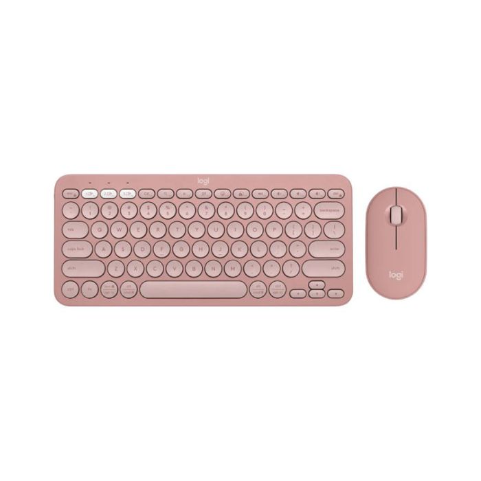 Tastatura + miš Logitech Pebble2 Wireless Combo Pink