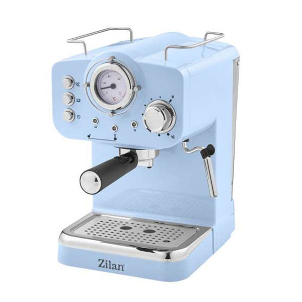 Aparat za espresso kafu 1100 W belo-plavi Zilan ZLN2861