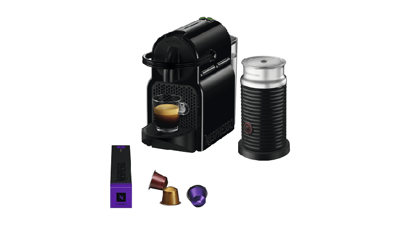 Nespresso APARAT ZA KAFU Inissia Black i Aeroccino 3 (A3ND40EUBK-DL)