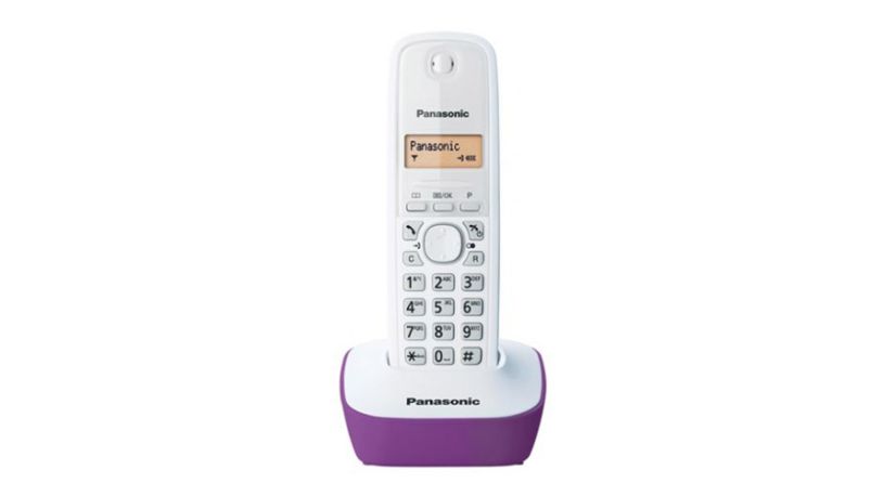 Panasonic BEŽIČNI TELEFON KX-TG1611FXF belo-ljubičasti