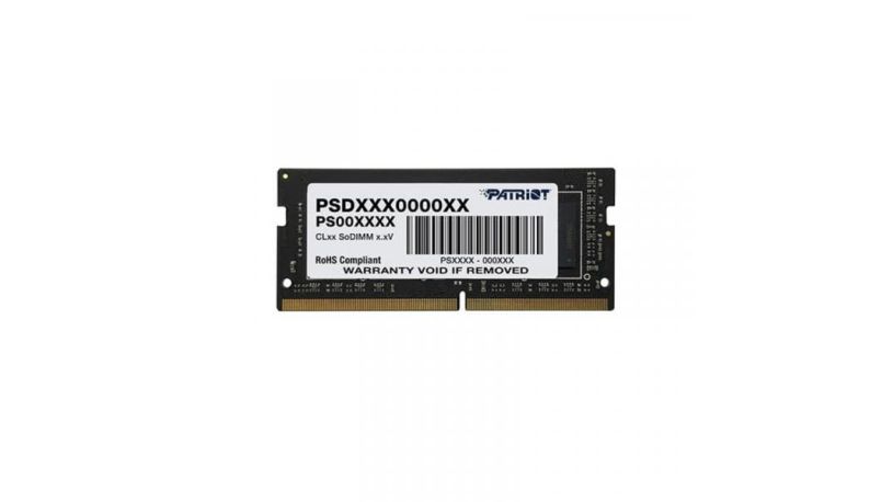 Patriot RAM MEMORIJA SODIMM DDR4 4GB 2666MHz Signature PSD44G266681S