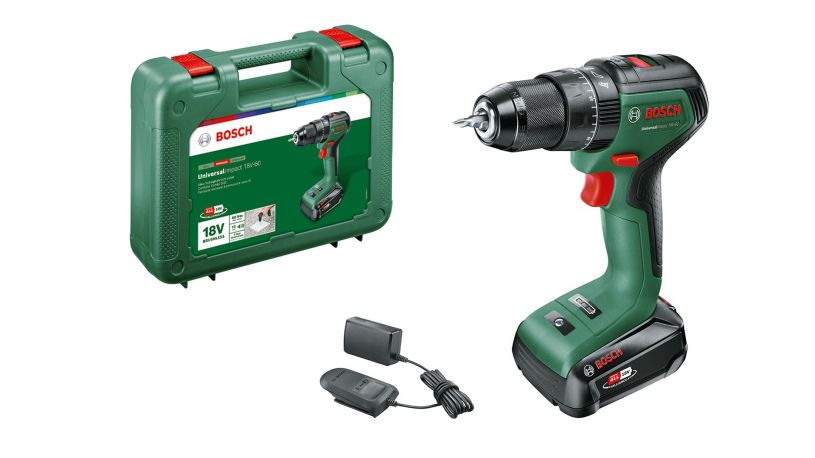 Bosch AKUMULATORSKA VIBRACIONA BUŠILICA UniversalImpact 18V-60 (06039D7101)