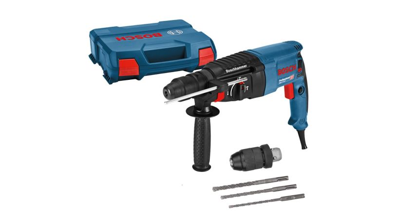 Bosch ELEKTRO-PNEUMATSKI ČEKIĆ GBH 2-26 F + 3-delni set SDS-plus burgija u koferu (06112A4003)