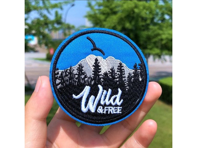Wild and free prisivac (ironing patch)