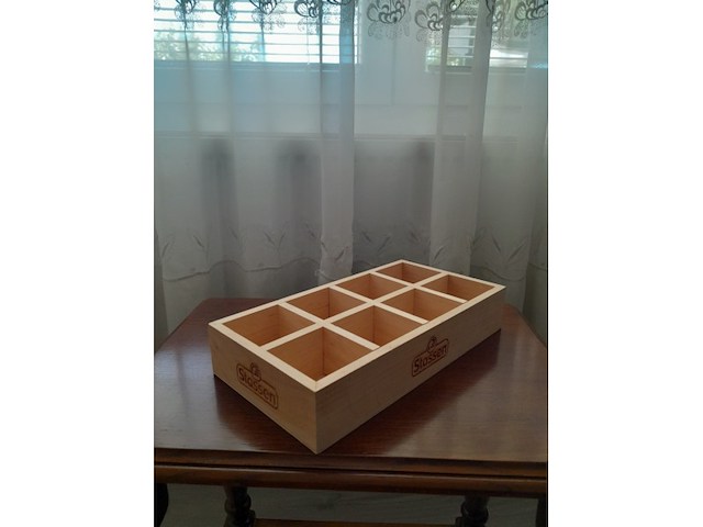 Drvena kutija za čaj - NOVO!