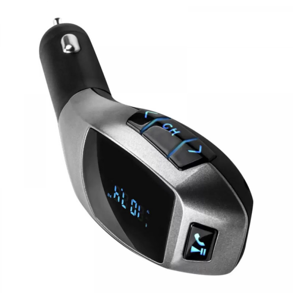 Bluetooth FM Transmiter X5 sivi