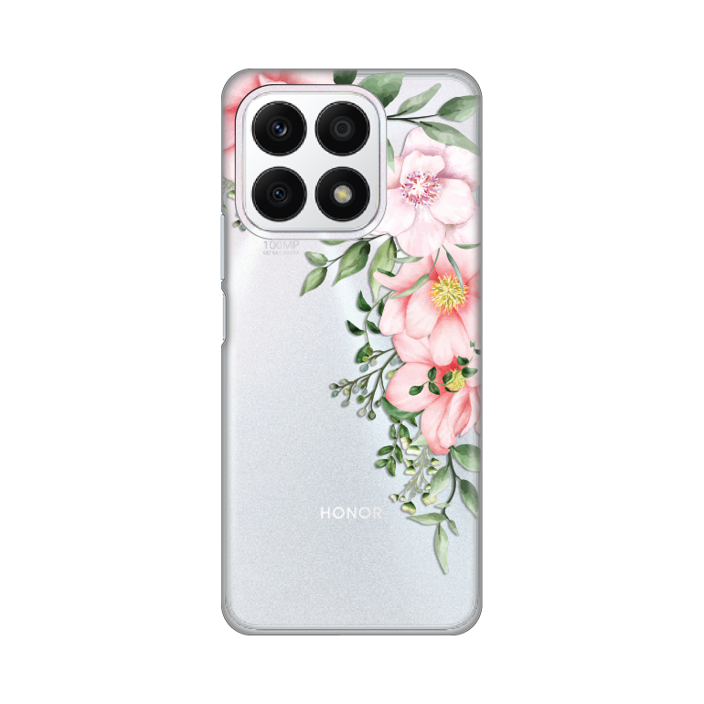 Silikonska futrola print Skin za Huawei Honor X8a Gentle Rose Pattern