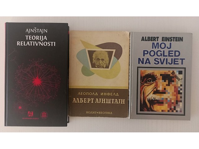 Ajnštajn – 3 knjige