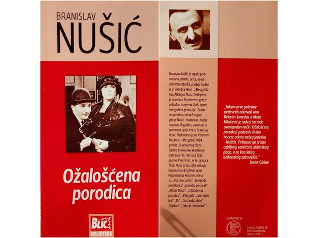 branislav nušić - Ožalošćena porodica