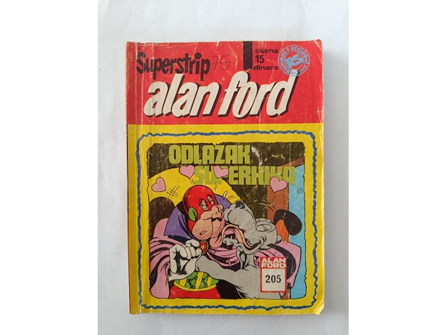 alan ford 205 Odlazak Superhika