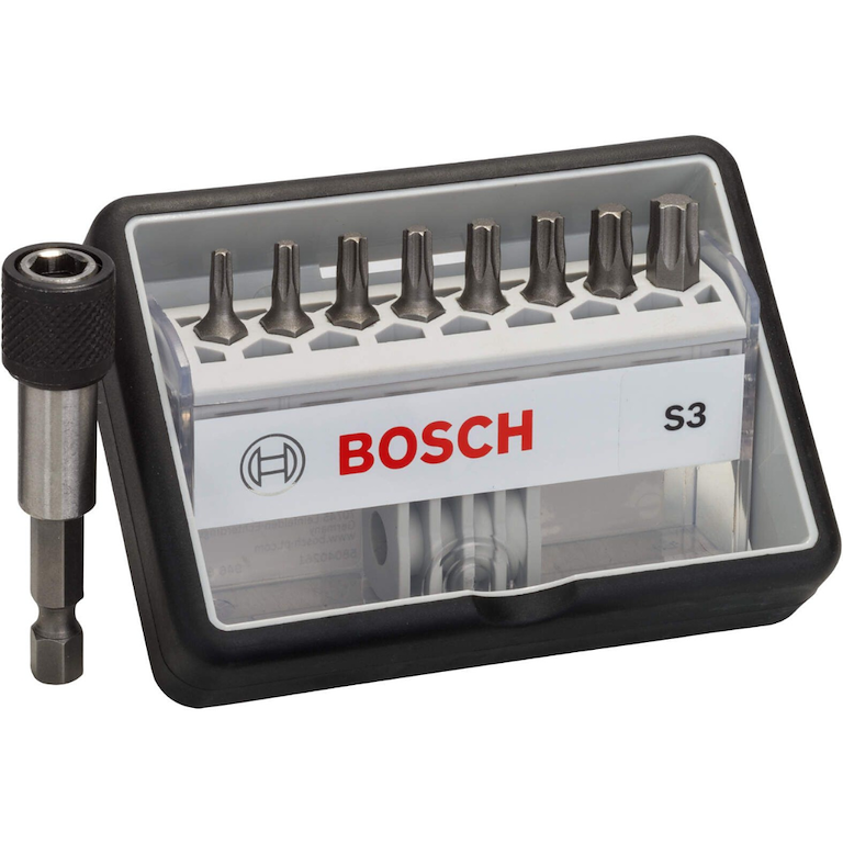 Bosch – 8+1-delni set Robust Line bitova odvrtača S ekstra tvrdi 25 mm – 2607002562