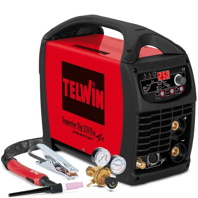 Telwin – Inverter aparat za zavarivanje SUPERIOR TIG 251 DC-HF/LIFT VRD 400V – 816116