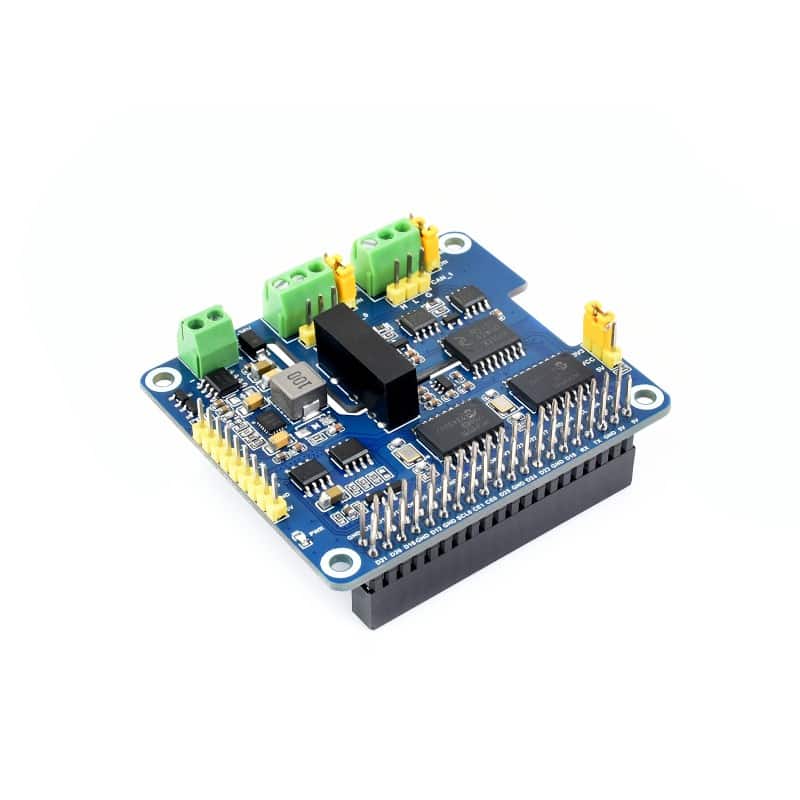 2-Ch izolovani CAN Bus HAT za Raspberry Pi, Dual Chips Solution, Stackable Design