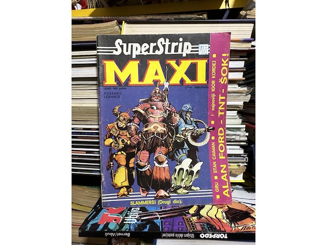 superstrip maxi lipanj 1989 - Otrov crne ruže