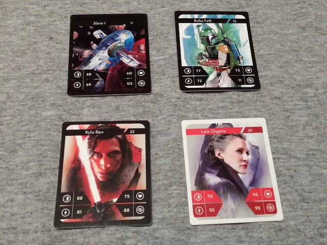 LOT 4 od 48 Star Wars Kaufland kartica
