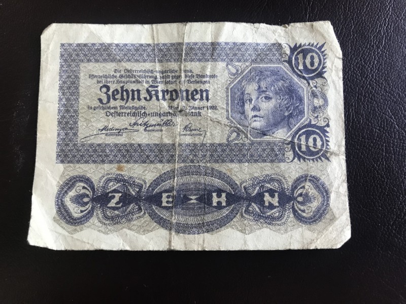 10 KRUNA.1922.