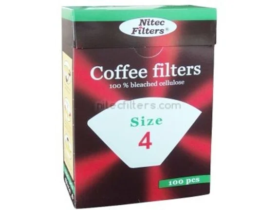 Nitec Filters Papirni filter za kafu veličina 4 100 kom