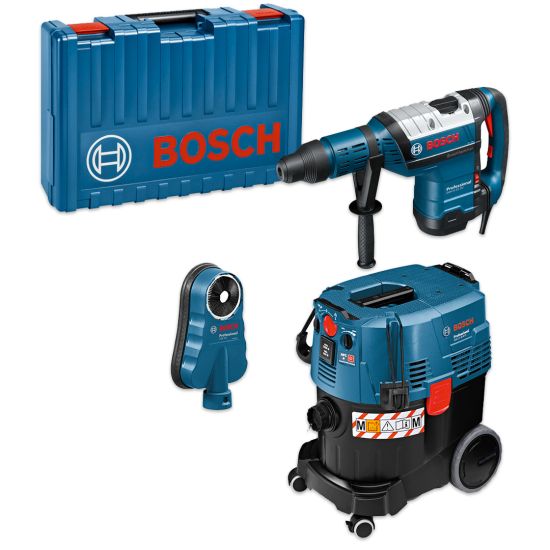 Bosch set alata SDS-max čekić bušilica GBH 8-45 DV + industrijski usisivač GAS 35 M AFC + GDE 68 (0615A5004K)