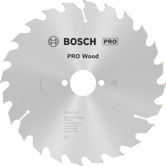 Bosch PRO Wood list kružne testere 190x2x30 mm 24z ATB max 8.000 o/min (2608641185)