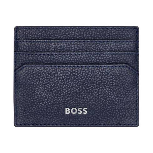 Hugo Boss Futrola za kartice Classic Grained Navy