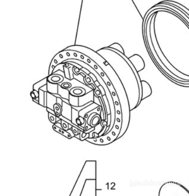 New Holland YN15V00067S017 YN15V00067S017 hidraulični motor za New Holland E175C E195B E215B E215C E215LC bagera