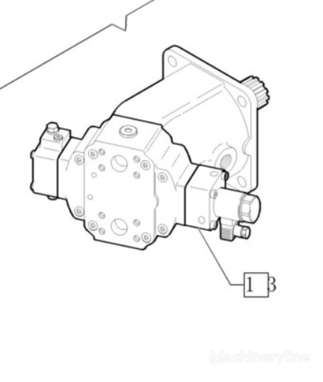 Case 87667148 87667148 hidraulični motor za Case 121E 21E 221E 321E prednjeg utovarivača