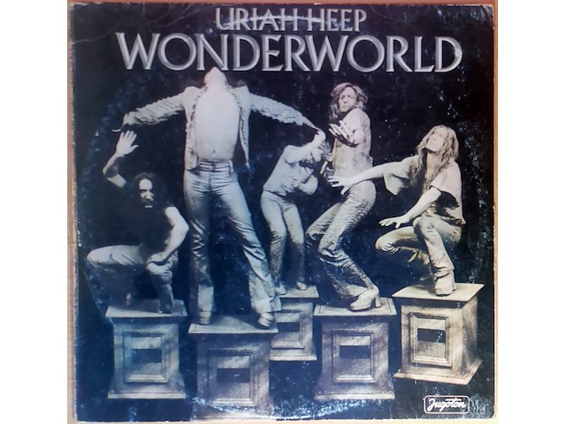 LP URIAH HEEP - Wonderworld (1974) 6. press, M/NM/VG-