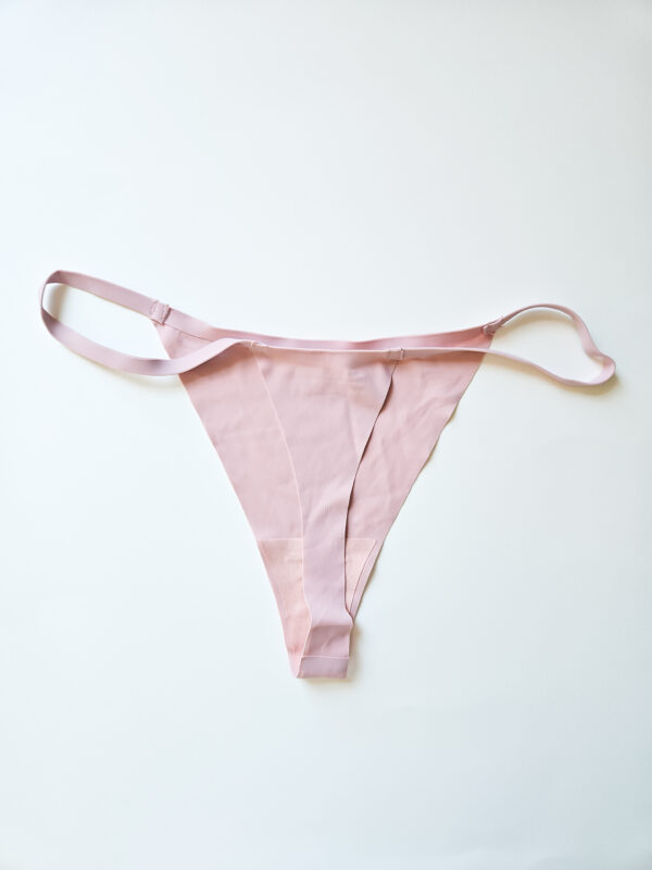 Bešavne tanga gaćice PureComfort- skin/roze