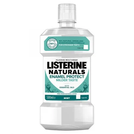 LISTERINE NATURALS ENAMEL PROTECT rastvor 500 ml