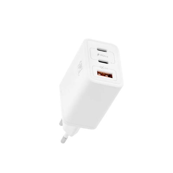 TNB Punjač CHGAN65W, 65W, USB-C X 2 + USB-A QC 3.0