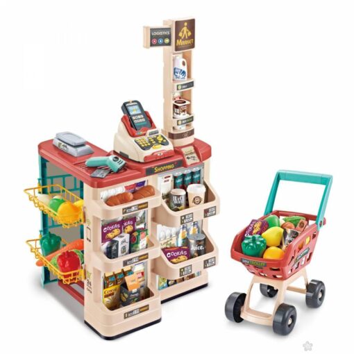 Veliki Supermarket sa kolicima 47 elemenata 817890
