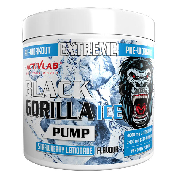 BLACK GORILLA ICE PUMP PREWORKOUT (300g)