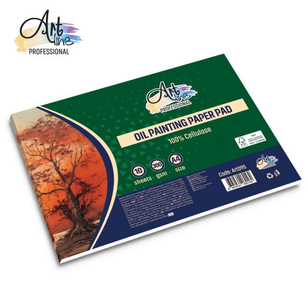 ARTLINE Blok za uljane boje A4 10L 300gsm Landscape