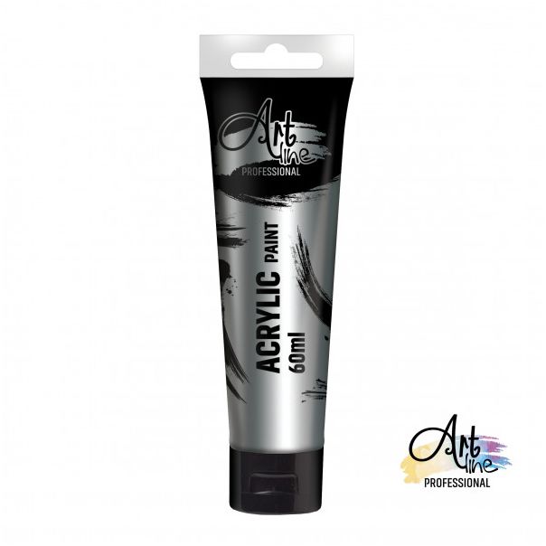 ARTLINE Akrilna boja Silver 60ml -1/1