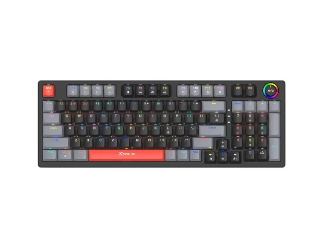 Xtrike GK987G RGB gejmerska mehanička tastatura crna