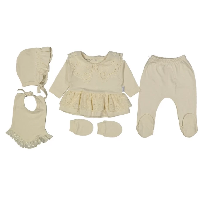 Bebi set bež 244157 - bebi set od 5 delova