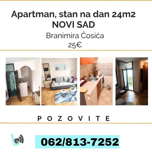 Apartman SM, Novi Sad, stan na dan
