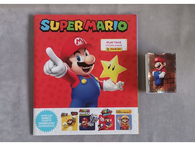 50 slicica i prazan album Super Mario