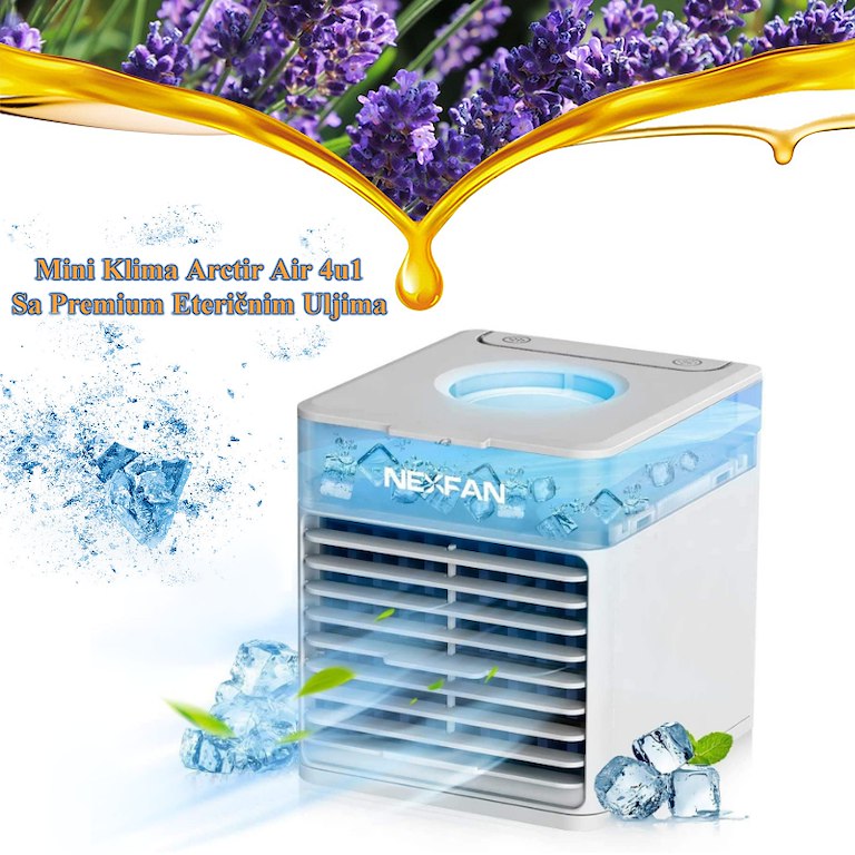 Klima Sa Difuzerom Arctic Air – Pure Chill 4u1 i Premium Set Esencijalnih Ulja
