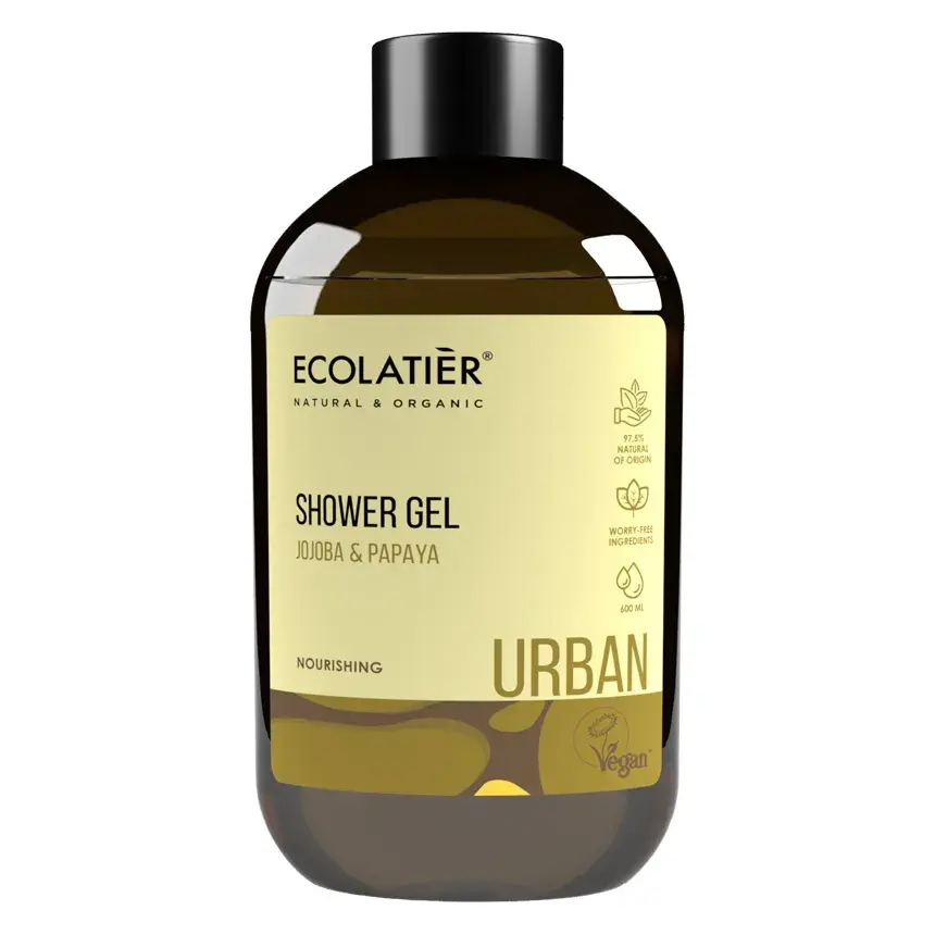 ECOLATIER Gel za tuširanje Jojoba i papaja 600 ml