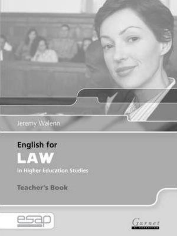 English for Law in Higher Education Studies