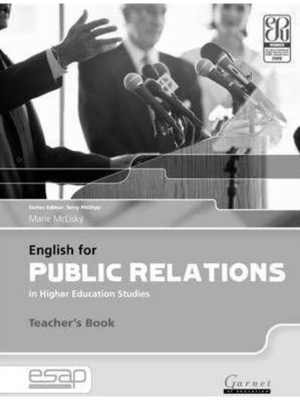 English for Public Relations in Higher Education Studies : Teacher’s B