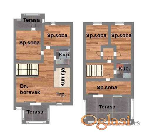 Penthouse u urbanoj vili!