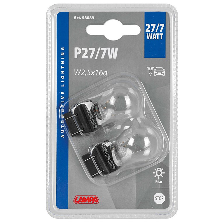 SIJ 58089 12/27/7W W2,5X16Q PAR LAMPA