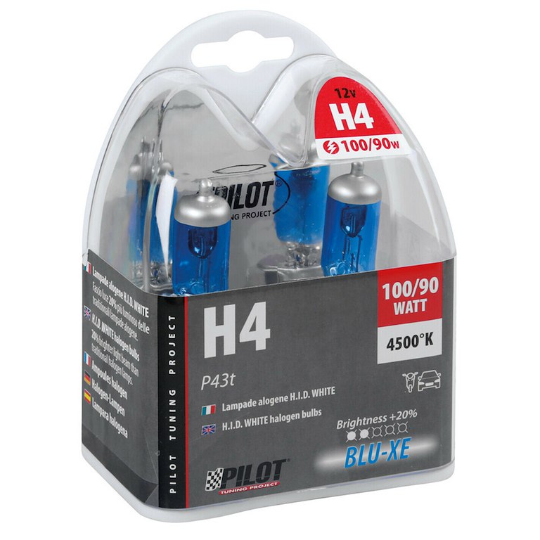 SIJ 58185 12V H4 BLUE XENON 100/90W PAR