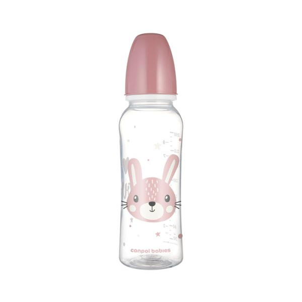 Canpol Bebi flašica Cute Animals 250ml Pink 11/841_pin