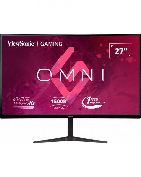 Monitor 27 Viewsonic VX2718-PC-MHD 1920x1080 Full HD VA 165Hz 1ms HDMI DP Curved