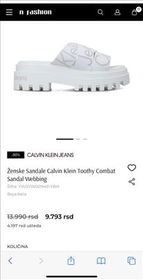 Calvin Klein nove papuce sa etiketom