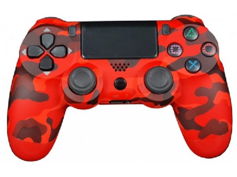 GEMBIRD JPD-WIRELESS-THRILLERSHOCK PC/PS4 CAMO RED BEŽIČNI GAMEPAD SA DVOSTRUKOM VIBRACIJOM